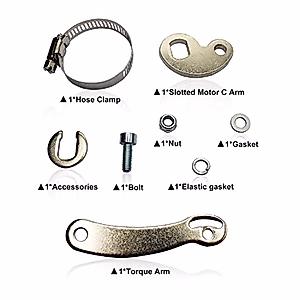 AJDHDGA Universal Torque Arm (M14) Conversion Kit, Fit for Electric Bicycle E-Bike Front or Rear 1 Set