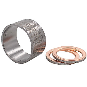 MOTOKU Exhaust Gasket Exhaust Pipe Muffler Silencer for Yamaha Rhino 660 Grizzly 600 Grizzly 660 1998-2008