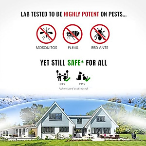 Mosquito Magician Backpack Fogger w/ 2 Gallons Liquid Concentrate - Gas Powered - Kills Mosquitoes, Fleas, and Fire Ants - Efficient Coverage - Easy & Comfortable Use - Ideal for Large Properties