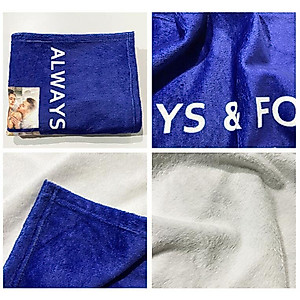 MyPupSocks Custom Graduation Throw Blanket Graduate Proud Best Wishes Keep Learning Black Fits Couch Sofa Bedroom for Birthday Christmas Graduation 60"x80"