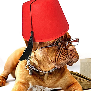 Red Fez Hat Arabic Hat Turkey Hat Arabian Moroccan Bellhop Hat Usher Hat Doctor Who Hat Costume Genie Hat Wizard Hat