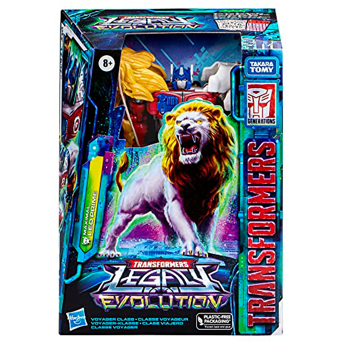 Transformers Toys Legacy Evolution Voyager Maximal Leo Prime Toy, 7-inch, Action Figure for Boys and Girls Ages 8 and Up