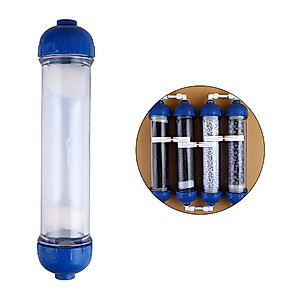 homozy T33 Water Filter Housing Empty Bottle Refill Two DIY Refillable Filter Shell Inline Filters Tube Reverse Osmosis