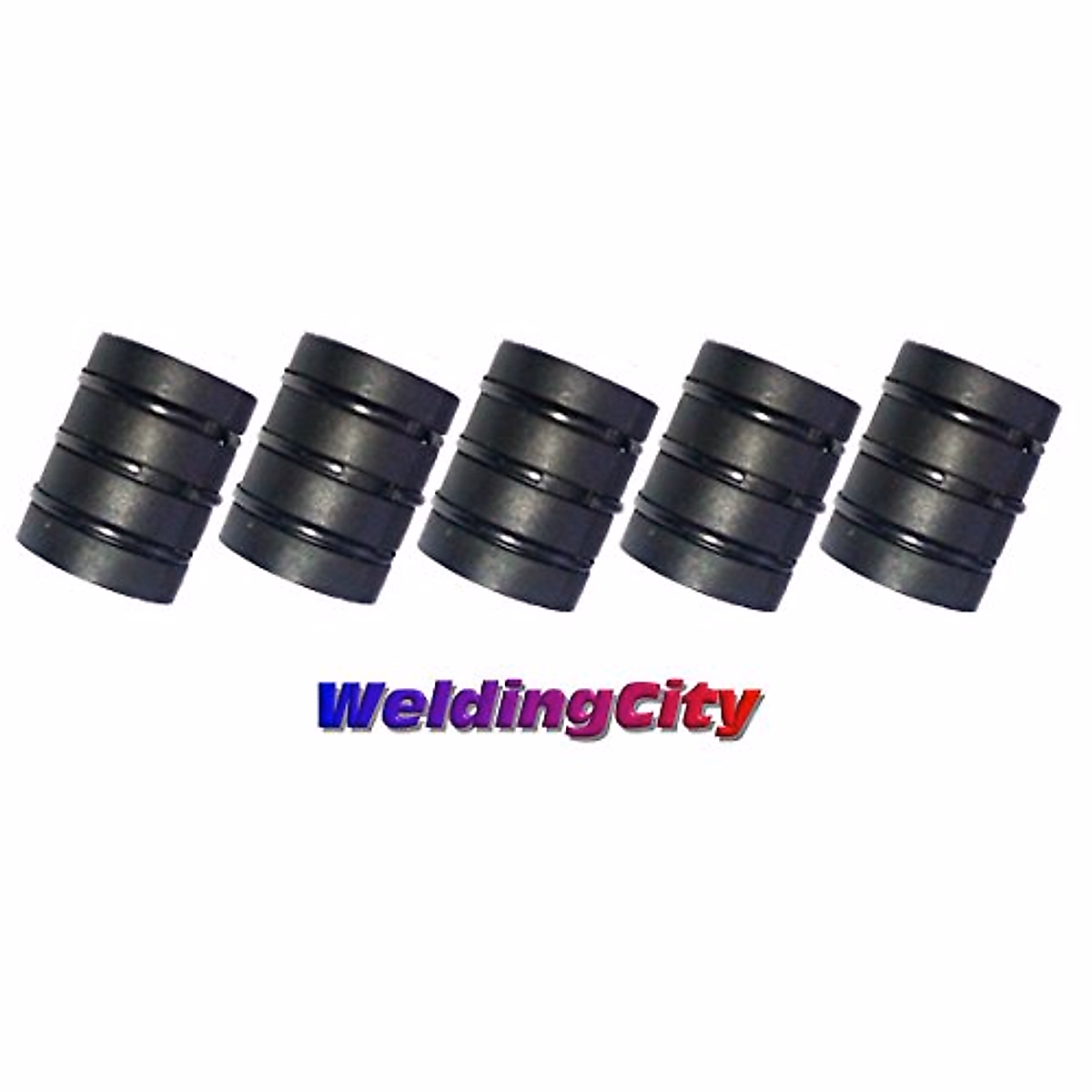 WeldingCity 5-pk MIG Welding Gun Nozzle Insulator/Adapter 34A for Lincoln Magnum 300-400 and Tweco No.3-No.4 MIG Guns