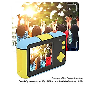 01 02 015 Mini Children Camera, ABS + Silicone Kids Selfie Camera for Outdoor Game for Gift