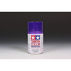Tamiya 86045 PS-45 Translucent Purple Spray Paint, 100ml Spray Can