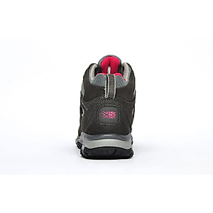 Karrimor Women's Isla Mid Ladies Weathertite High Rise Hiking Boots, Black C Pink, 9.5