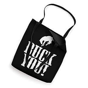 Buck You! Funny Western Cowboy Gift Bucking Bronco Horse Tote Bag