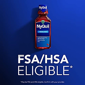 Vicks NyQuil Cough Nighttime Relief,Cherry Flavor, 12 Fl Oz