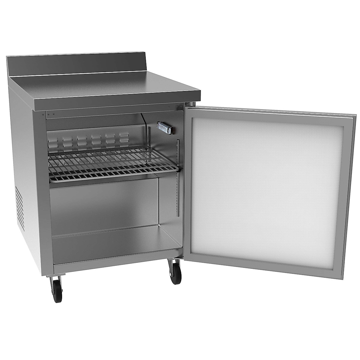 KoolMore RWT-1D-6C Commercial, Refrigerator Single Door, Stainless Steel