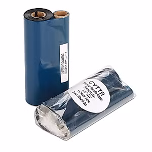 CYTTR 4.33" x 244' Thermal Transfer Ribbon - 1 Roll. Resin Enhanced Wax 1/2 Inch Core Ink Out for Zebra Eltron Datamax Zebra GC420t GK420t GX420t TLP2442 TLP2844