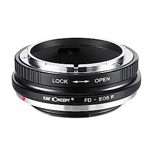 K&F Concept Lens Mount Adapter for Canon FD FL Lens to Canon EOS R Camera Body