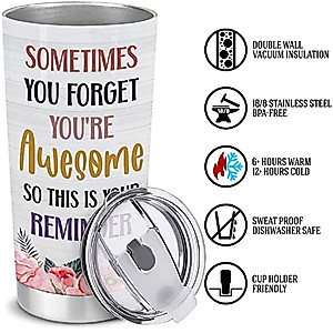 9CLEVER You're Awesome Friendship Tumbler Sister I Got To Choose Best Friends, Sister Women Gifts - Birthday, Valentine, Christmas Gifts For Bestie, BFF, Soulmate