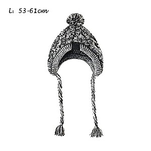 Pet Hat Cap Cap with Adorable Dog Crocheted Warm Pompon Snood Winter Hat Winter Pet Clothes Small Dog Cowboy Hat