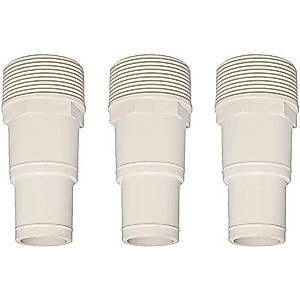 XVRTJ Parts Shop SPX1091Z7 SPX1091Z4 Combo Hose Adapter Replacement for Hayward Wide Mouth Skimmer and Chlorine Feeder (3 Pack)