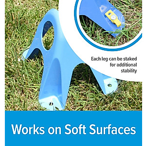 Camco 2-in-1 RV Water Filter Stand | Reduces Hose kinking | Maximizes Water Flow Rate | Two Holding Options | Durable Construction (40777)