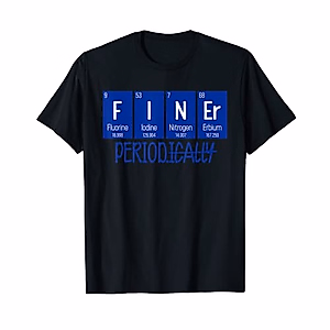 Finer Period Periodical Table Life Zeta Phi Beta Line T-Shirt