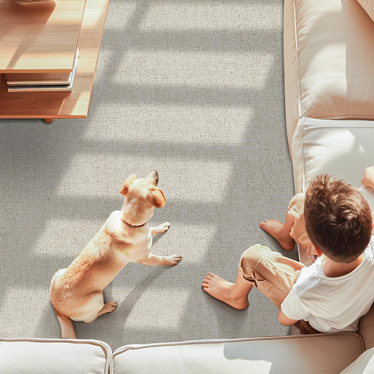 jinchan Modern Area Rug 2x3 Washable Rug Indoor Entryway Doormat Grid Accent Rug Kitchen Rug Geometric Contemporary Rug Non Slip Carpet Soft Rug for Living Room Bedroom Bathroom Home Office Taupe