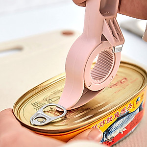 Jar Opener,4 in 1 Multi Function Can Opener Bottle,Multi Kitchen Tool for Jelly Jars,Wine,Beer and other,Bottle Opener to Protect the Nail Use for Children, Elderly and Arthritis Sufferers.(purple)