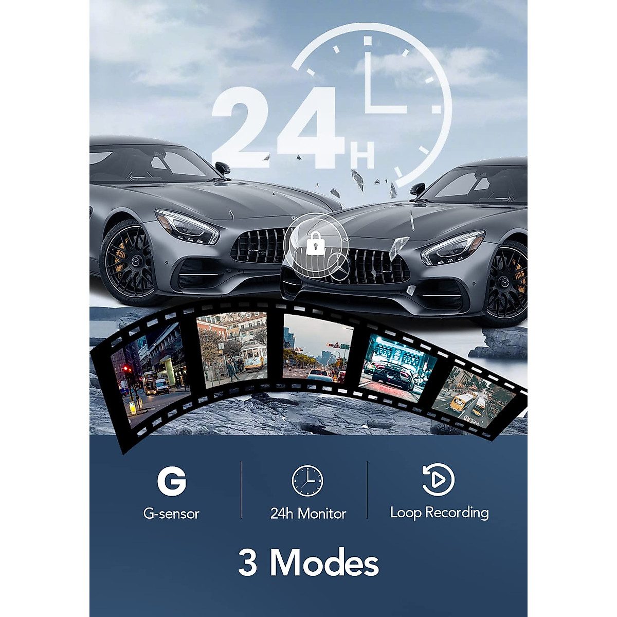 DDPAI Dash Cam 4k, 2160P Dash Camera for Cars Built in 5G WiFi GPS, Car Camera with 64G EMMC, Sony IMX415, Night Vision, WDR, G-Sensor, 24H Parking Monitor