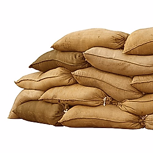 Sandbaggy Burlap Sand Bags - Size: 14" x 26" - 50 lb Weight Capacity - For Flooding, Flood Water Barrier, Tent Sandbags, Store Bags - Sandbags-Sand Not Included - Sand Bags for Flooding(10 Bags)