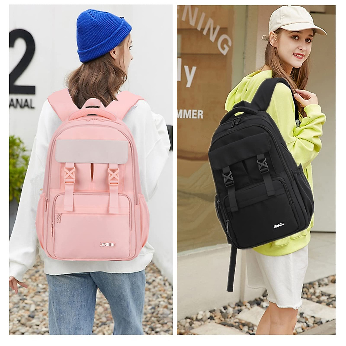 Dog-Paw Print School-Bag Backpack for Girls Middle School Elementary Bookbag Casual Daypack