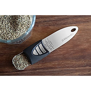 KitchenArt Pro Adjust-A-Tablespoon, Silver, 6.25 x 1.5 x 1 inch