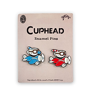Cuphead & Mugman Collector’s Edition Planes Enamel Pin Set