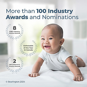 Bearington Snowy The Owl Stuffed Animal, 8 Inch Plush Owl