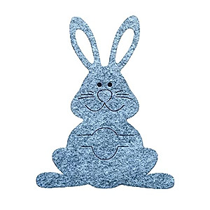 Tableware Folk Spoon And Fork Bunny Cutlery Organizer Holders Cutlery Cover Utensil Silverware Table Bag 4pcs Easter Knife Easter Decoration Pocket Tableware Wicker Chargers