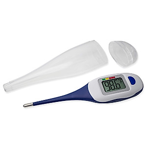Apex Large Face LCD Fast Read Digital Thermometer for Adults and Children - Instant Read Thermometer for Fever Detection with Quick 10 Second Read Time ( Packaging May Vary )