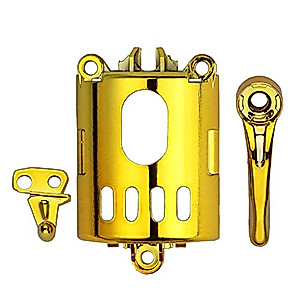 Serenable 3pcs/Set DIY Accessories Kit, Motor Cover, Adjustment Bar and Power Switch Fit for Wahl 8591 8148 8504 Cordless Magic Clips Clippers - Golden