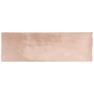 Merola Tile Coco Glossy Orchard Pink 2" x 5-7/8" Porcelain Wall Tile
