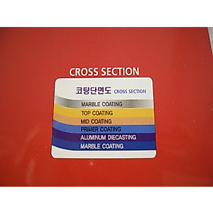 Ceramic Marble Coated Cast Aluminium Non Stick Wok 32 Cm