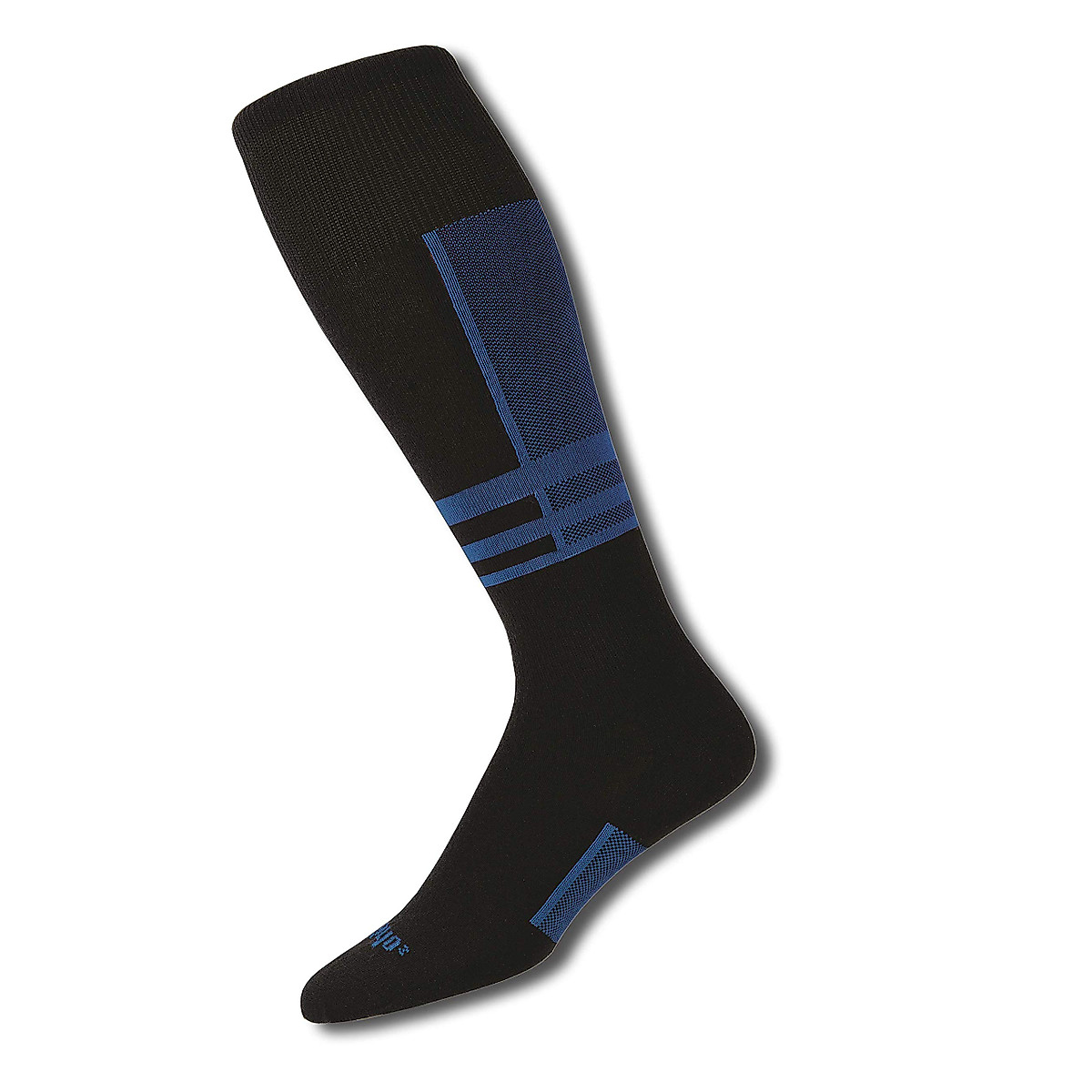 thorlos womens S1tou Ultra Thin Liner Over the Calf Skiing Socks, Laser Blue, Large US