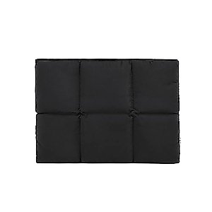 Canvaslife Puffy Laptop Sleeve 15 Inch 15.4 Inch, Quilted Puffer Laptop Case for Women, Pillow Case Compatible for MacBook Pro 16 inch and 15 inch-15.6 inch Laptop (Black)