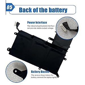 Dentsing B41N1827 Laptop Battery Replace for Asus ZenBook Flip 15 UX562 UX562IA UX562FA UX562FD UX562IQ UX562UG Legion Q526FAC Q526FA Q507IQ Legion UM562IA UX562FA-AC025R Series Notebook 15.36V 56Wh