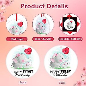 FaCraft First Time Mother Gifts for Mom,3" First Mothers Day Ornament,1st Mothers Day Keepsake Gift for Mom,Mommys,Mother to be,Baby Shower