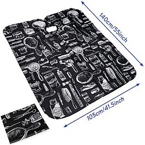 Barber Cape Professional Hair Cutting Cape Salon for Men Haircut Cape for Adults Adjustable Snap Hair Stylist Capes for Hair Treatment Hair Stylist