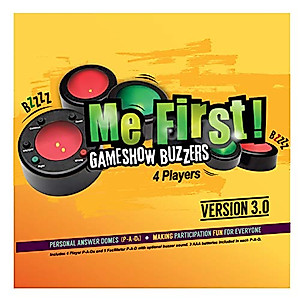 Trainers Warehouse Me First v.3 Wireless Game buzzers - Small Group Set (4 Users) | Involve Every Student - Dynamite Audience Participation Tool