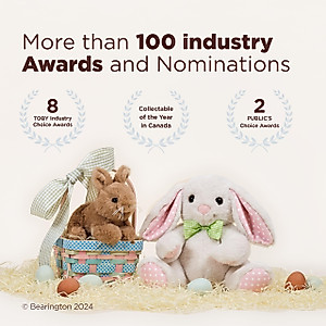 Bearington Lil’ Twirls Ballerina 6 Inch Bunny Stuffed Animal - Stuffed Bunny - Ballerina Bunny