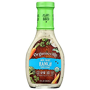 Organicville, Ranch Dressing, Organic, Dairy Free, Gluten Free, 8 oz