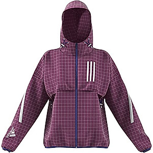 adidas,Womens,W.N.D. Jacket,Scarlet,Large