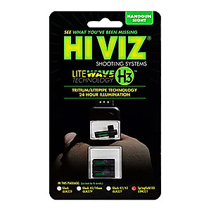 HIVIZ XDN321 Sight Systems, Litewave H3 Tritium/Litepipe, Springfield XD, XDS, XDE and XD-M Models