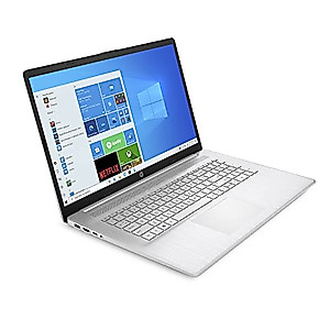 HP Newest 17.3" HD+ Home and Business Laptop, AMD Athlon Silve 3050U, Radeon Graphics, 16GB DDR4 256GB SSD, WiFi 6, Type-C, HDMI, Windows 10 Home (CP0010NR, Sliver)