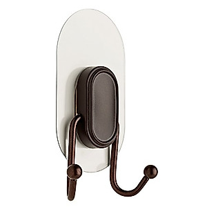 Franklin Brass 193235-CBZ IncrediGrip (No Drill) Double-Pronged Hook, Classic Bronze (2-Pack)