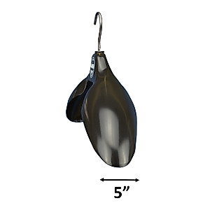 Motorcycle Body Armor Coat Hanger 'Shoulder Saver' by BAKER HANGER - USA Made - 4 Inch Hook (Black)