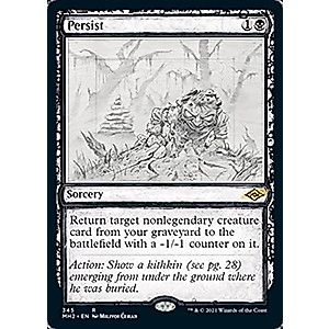 Magic: the Gathering - Persist (345) - Showcase (Sketch Art) - Modern Horizons 2