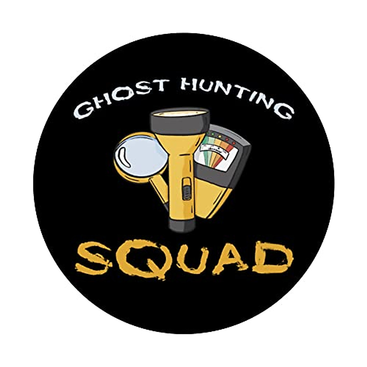 Ghost Hunting Squad Paranormal Gear Equipment Flashlight PopSockets Swappable PopGrip