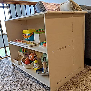 Bush Acres Montessori with Hidden Storage - Montessori Wooden Furniture – Nursery Gift – Woodenshelf